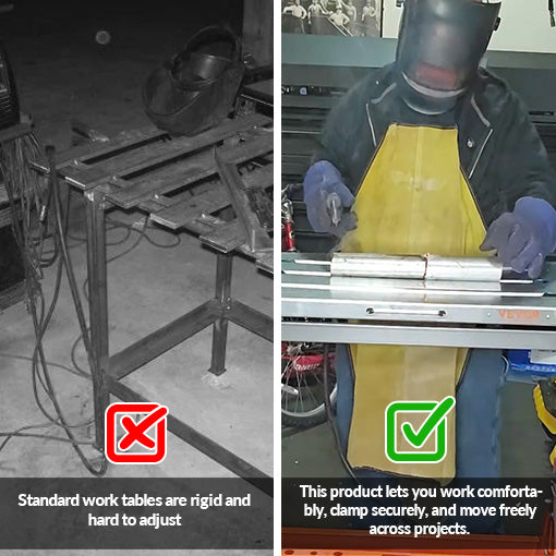 Adjustable Welding Table with Wheels - bestcargurus.com