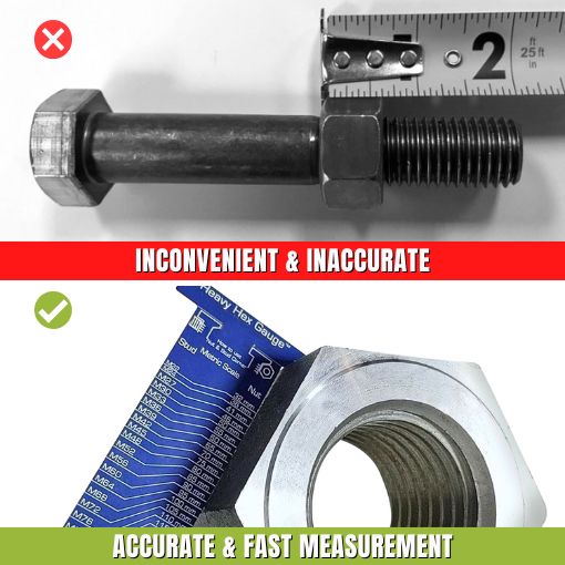 Nut & Bolt Size Measurement Pocket Tool ~ bestcargurus.com