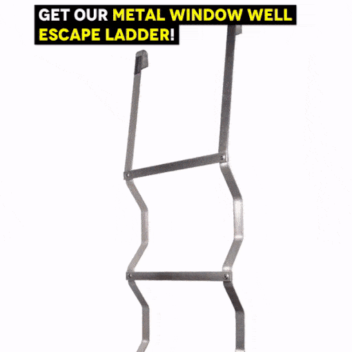 BestCarGurus | Metal Window Well Escape Ladder ~ bestcargurus